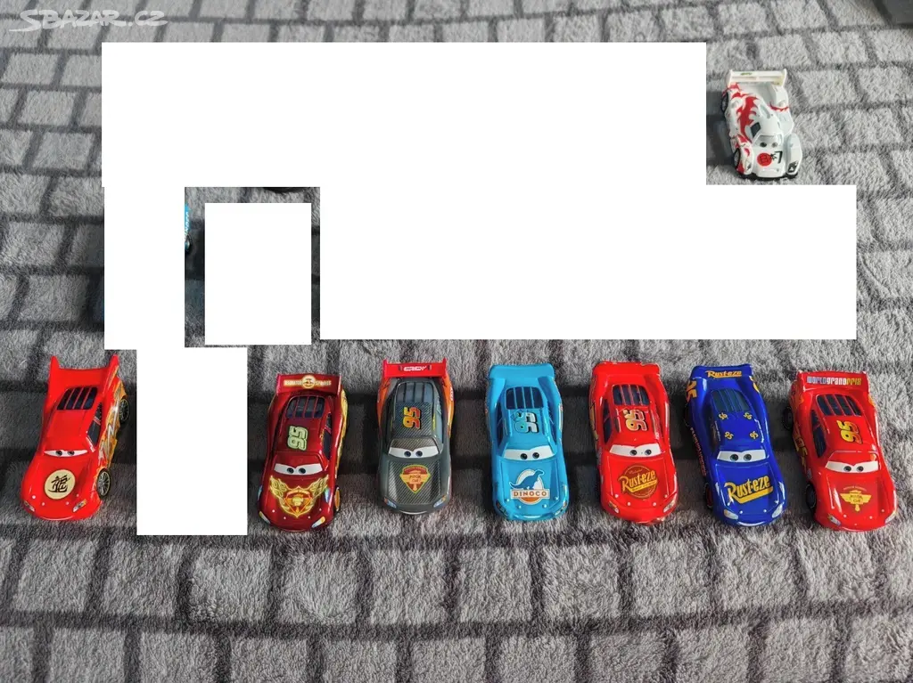 Auta Cars Mattel Závodní - kovové modely - Bílina, Újezdské Předměstí ...