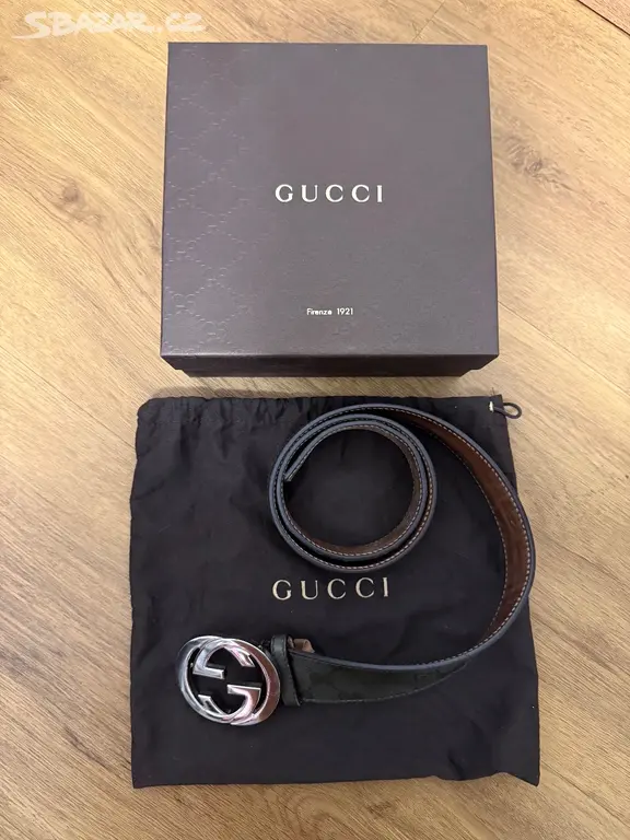 Gucci pásek GG military belt,unisex,98cm,originál - Praha - Bazar ...