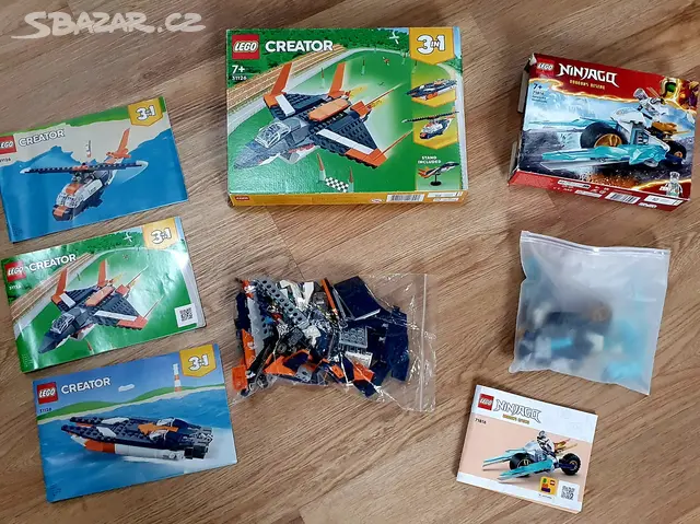 2 x lego - Ninjago a Creatos 3v1 - Lázně Bělohrad - Bazar - Sbazar.cz