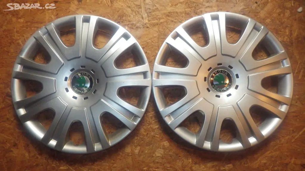 3ks originál poklice Škoda 15" Fabia, Octavia atd. - Hradištko - Bazar ...