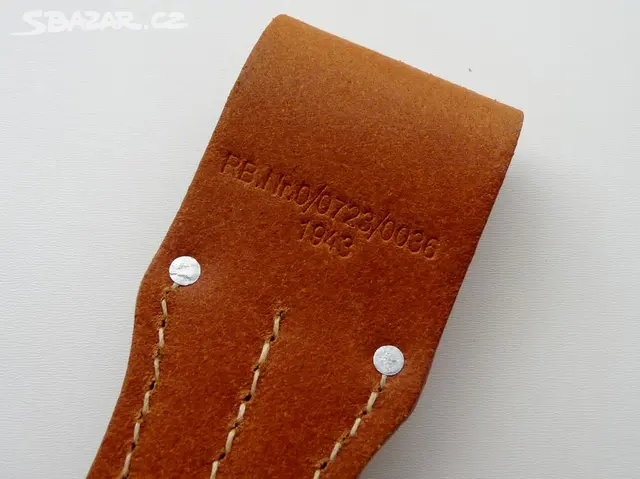 Závěsník na bodák Mauser Wehrmacht hnědý značený - Olomouc - Bazar ...
