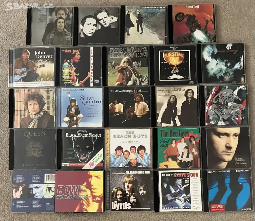 CD DYLAN HENDRIX JOPLIN SANTANA NAZARETH ABBA CURE - Kladno - Bazar ...