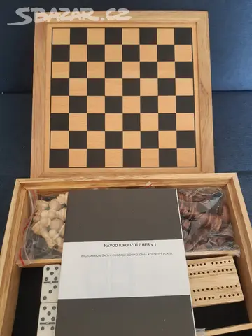 Sada stolních her 7 v 1 - Praha - Bazar - Sbazar.cz