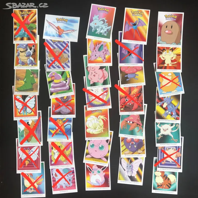 Pokemon samolepky - DunkinBoomer - Praha - Bazar - Sbazar.cz
