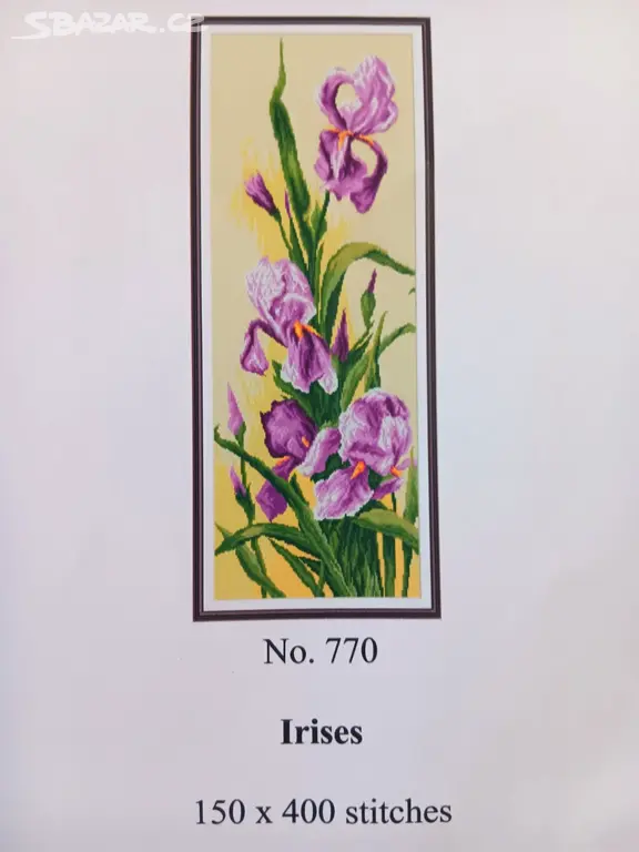 Papírová, pdf předloha křížkové vyšívání - Iris - Brno-město - Bazar ...