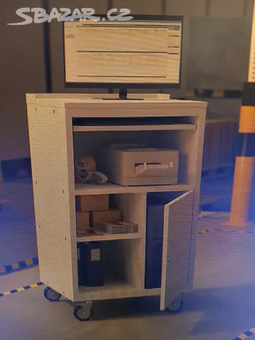 Mobilní PC pult eurokraft basic. - Vyškov - Bazar - Sbazar.cz