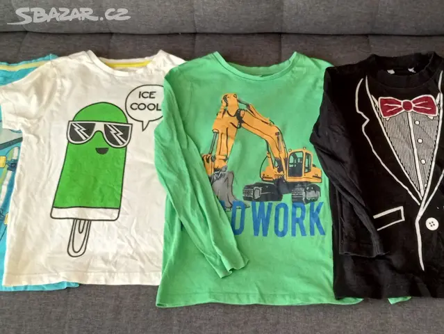 Chlapecká trika 5-6 let - Havířov - Bazar - Sbazar.cz