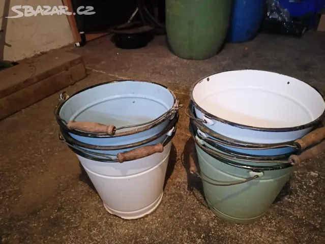 Smaltovaný kybl - Mohelnice - Bazar - Sbazar.cz