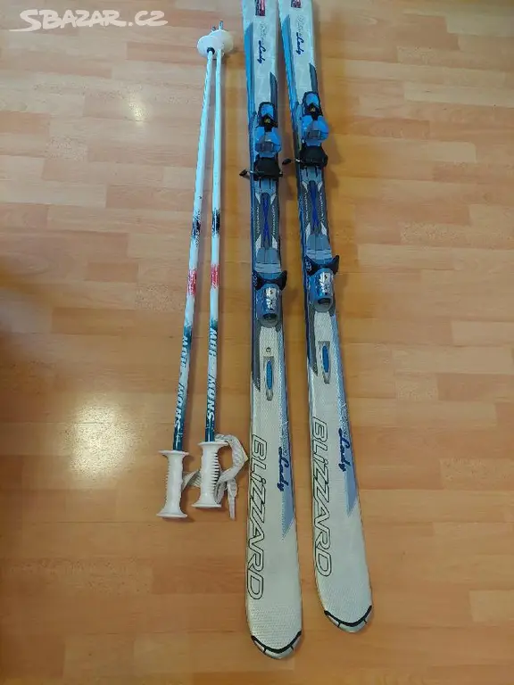 Lyže Blizzard a hůlky - Praha 10 - Bazar - Sbazar.cz