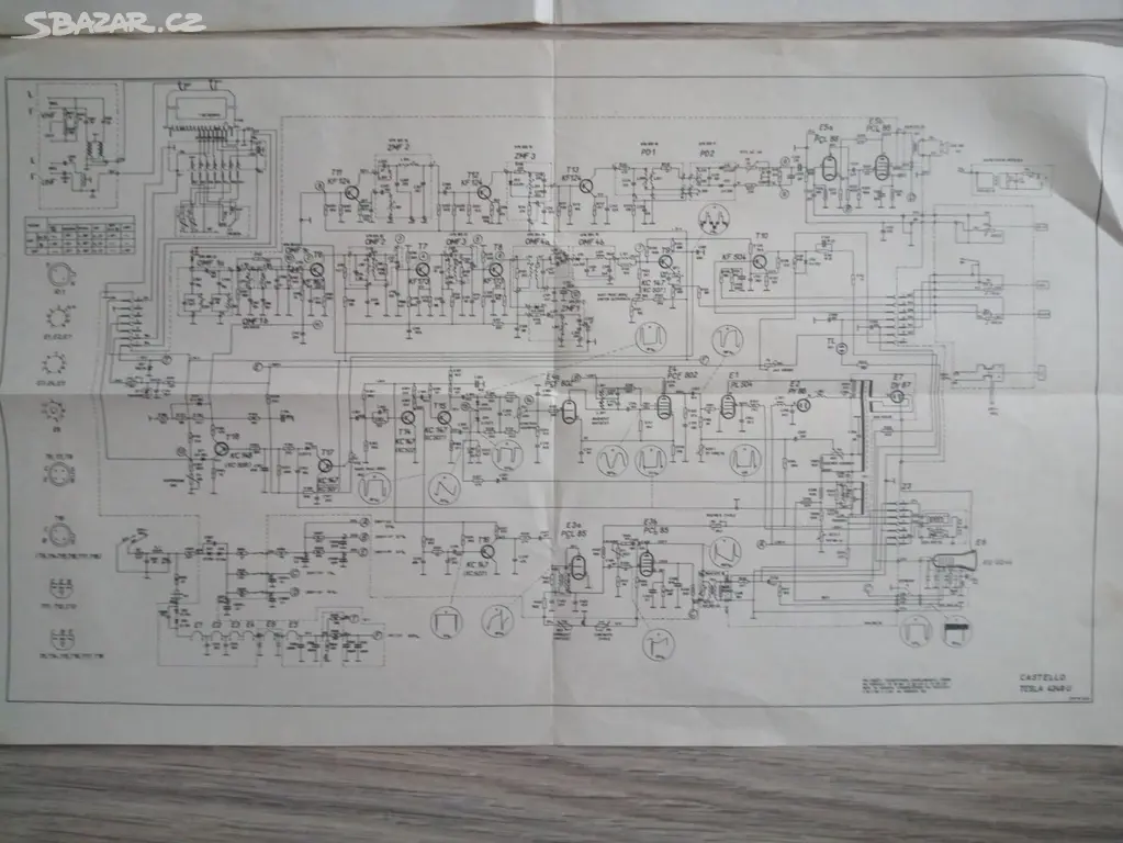 Plánky příručky televize TESLA a Karolína - Meziboří - Bazar - Sbazar.cz