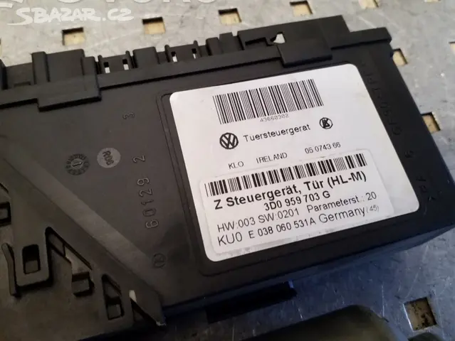 Volkswagen Phaeton Motor. zad. oken 3D0959703G - Králův Dvůr - Bazar ...