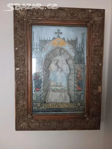 Náboženský obraz Sv. Rodina - České Budějovice - Bazar - Sbazar.cz