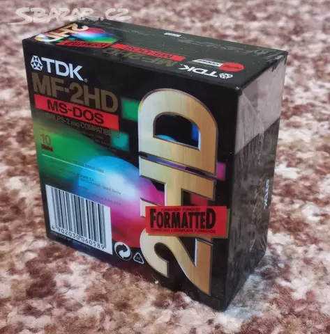 10 disket TDK MF-2HD v originálním balení - Pardubice, Zelené Předměstí ...