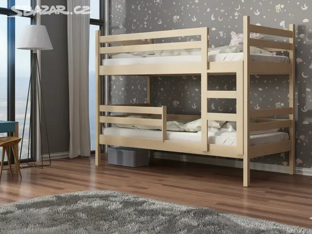 NOVÁ patrová postel palanda MASIV BOROVICE - Praha - Bazar - Sbazar.cz