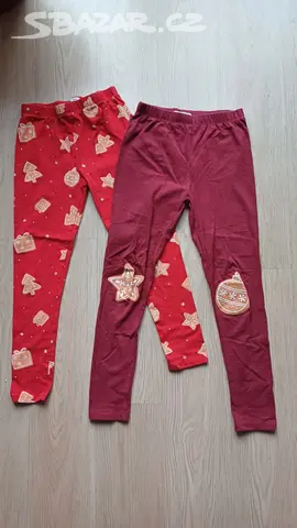 Vánoční legíny, vel. 140 - Brno-město - Bazar - Sbazar.cz