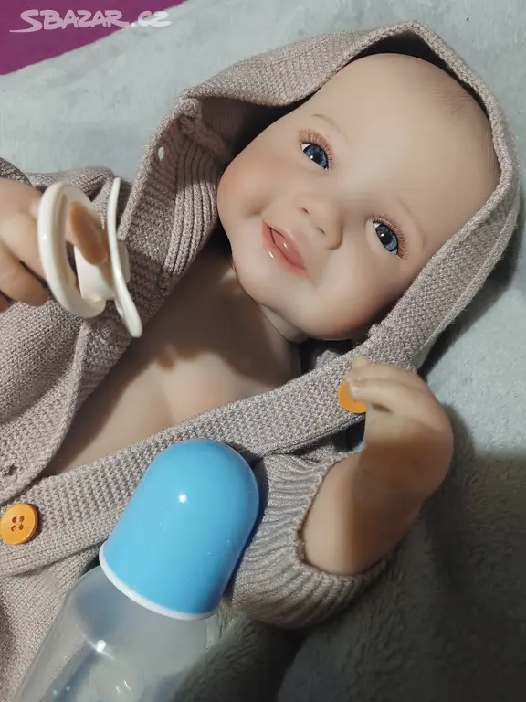 Reborn realistický chlapeček - panenka miminko - Sušice, Sušice III ...