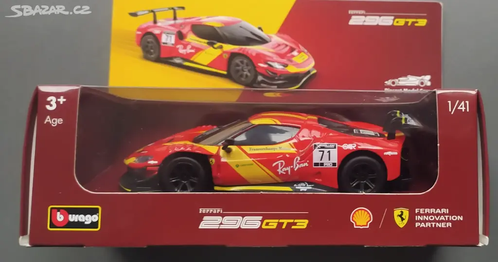 SHELL FERRARI 296 GT3 - Děčín - Bazar - Sbazar.cz