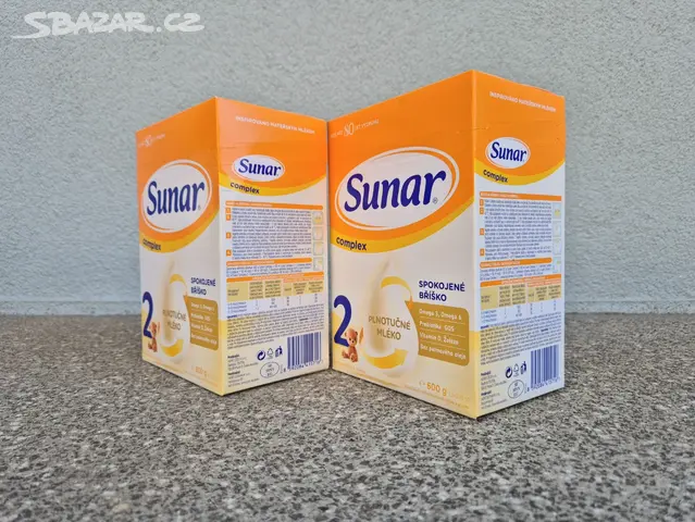 2 balení - Sunar 2 Complex, 2x 600 g - Praha - Bazar - Sbazar.cz
