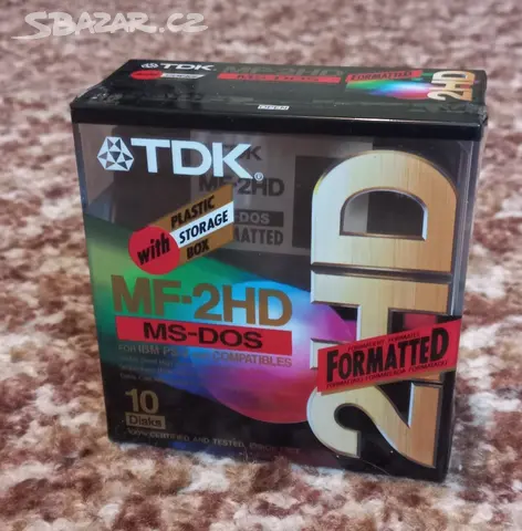 10 disket TDK MF-2HD v originálním balení - Pardubice, Zelené Předměstí ...