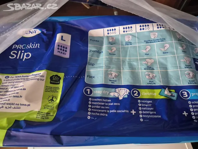 Inkontinenční pleny pro dospělé L - Lysá nad Labem - Bazar - Sbazar.cz
