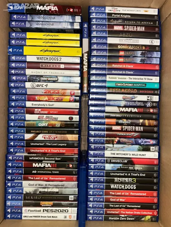 Ps4 ps5 hry , mix her - Most - Bazar - Sbazar.cz