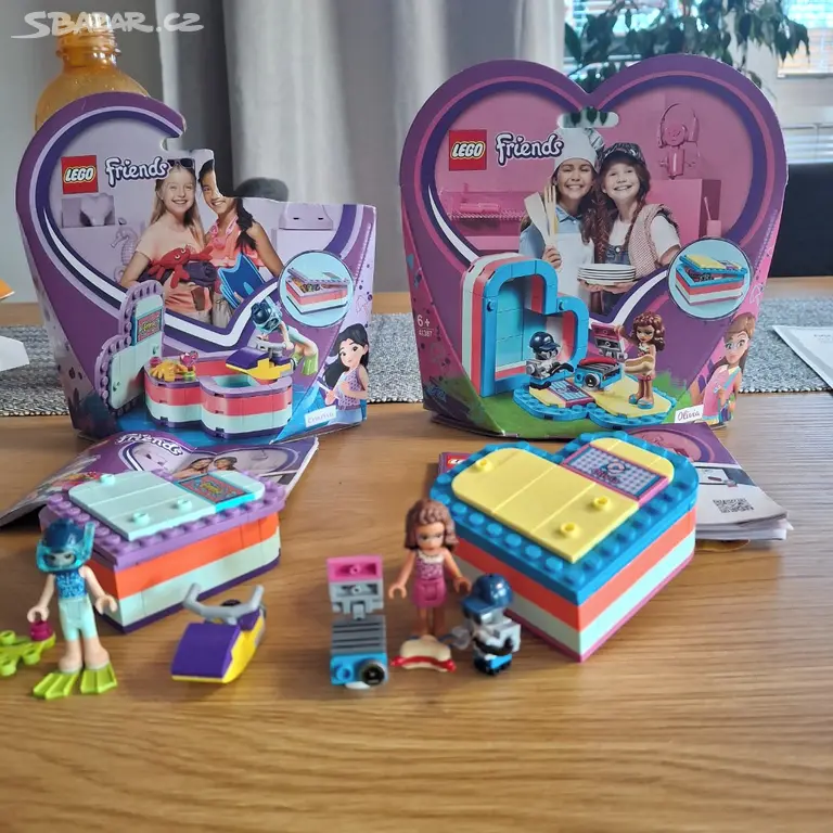 Lego friends srdce Emma a Olivia 41385 a 41387 - Kuřim - Bazar - Sbazar.cz