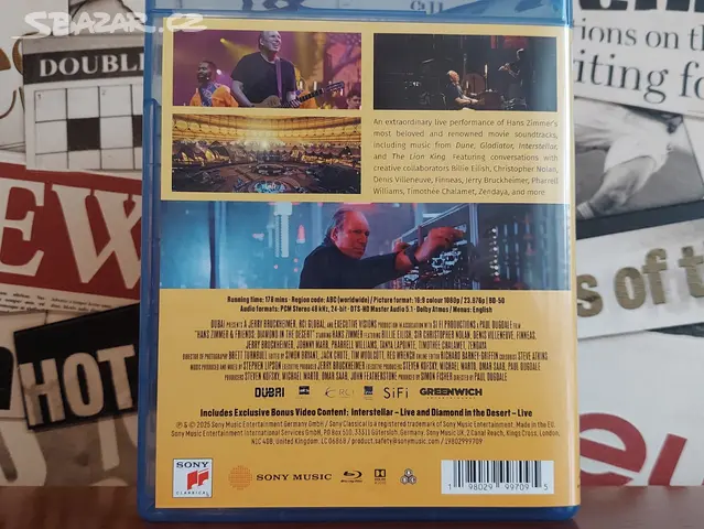 Hans Zimmer - Diamond In The Desert Live Blu-ray - Ostrava, Vítkovice ...
