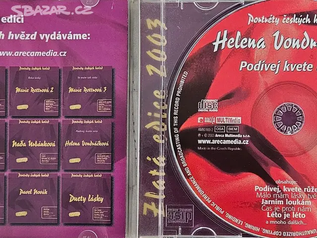 4CD Helena Vondráčková - Teplice - Bazar - Sbazar.cz