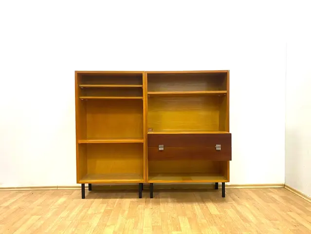 Retro komody / knihovna 60. léta Brusel - Praha - Bazar - Sbazar.cz