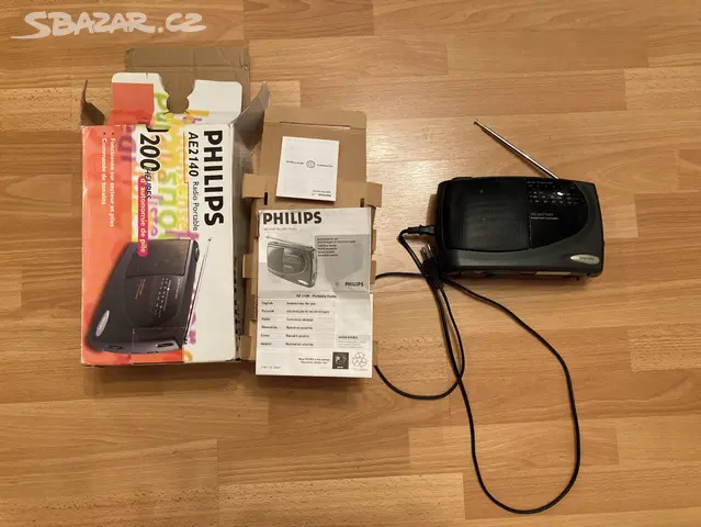 Philips AE2140 přenosné rádio, plně funkční - Praha 4 - Bazar - Sbazar.cz