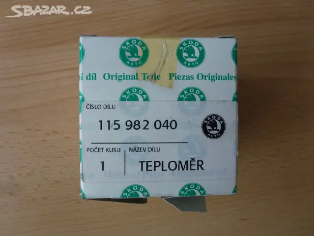 Teploměr na Škoda Favorit - Klatovy - Bazar - Sbazar.cz
