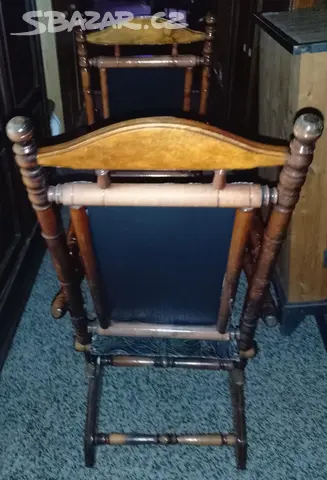 Celo masivní pohupovací křesla - 2 ks - Šumperk - Bazar - Sbazar.cz