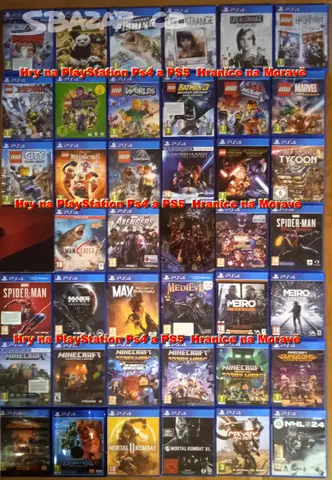 Hry pro děti na Playstation 4 a 5 - 2.část seznamu - Hranice - Bazar ...