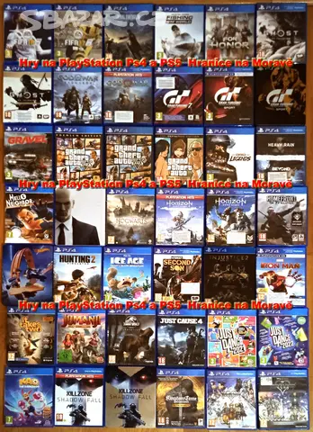 Hry pro děti na Playstation 4 a 5 - 2.část seznamu - Hranice - Bazar ...