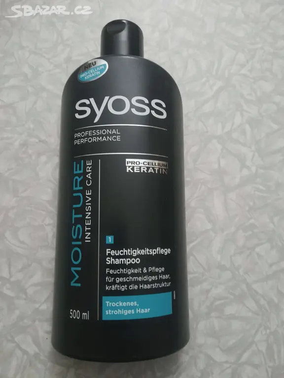 šampon SYOSS MOISTURE - 500 ml - Opočnice - Bazar - Sbazar.cz
