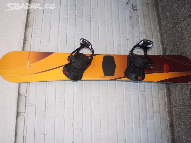 Nový sjezdový snowboard 164 cm Spirit +vázání Stuf - Praha, Kobylisy ...