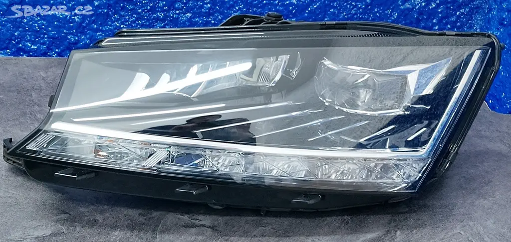 Škoda Fabia III FACELIFT levé přední LED světlo - Tábor - Bazar - Sbazar.cz