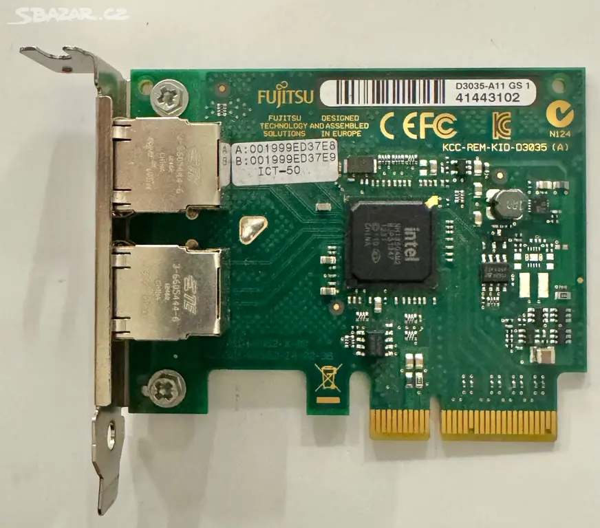 FUJITSU D3035-A11 síťová karta - Jihlava - Bazar - Sbazar.cz