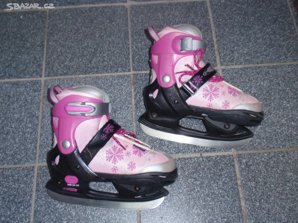 DÍVČÍ LEDNÍ NASTAVITELNÉ BRUSLE HY SKATE V.32-35 - Ústí nad Labem ...