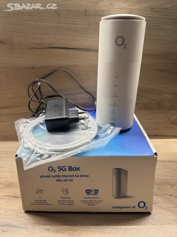 O2 5G Box top stav, kompletní balení - Koryčany - Bazar - Sbazar.cz