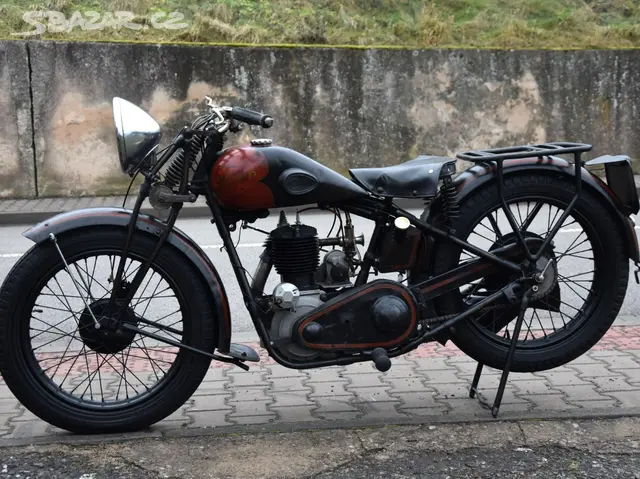 Předválečná pětistovka Soyer JAP 500 z roku 1929 - Dolní Dobrouč ...