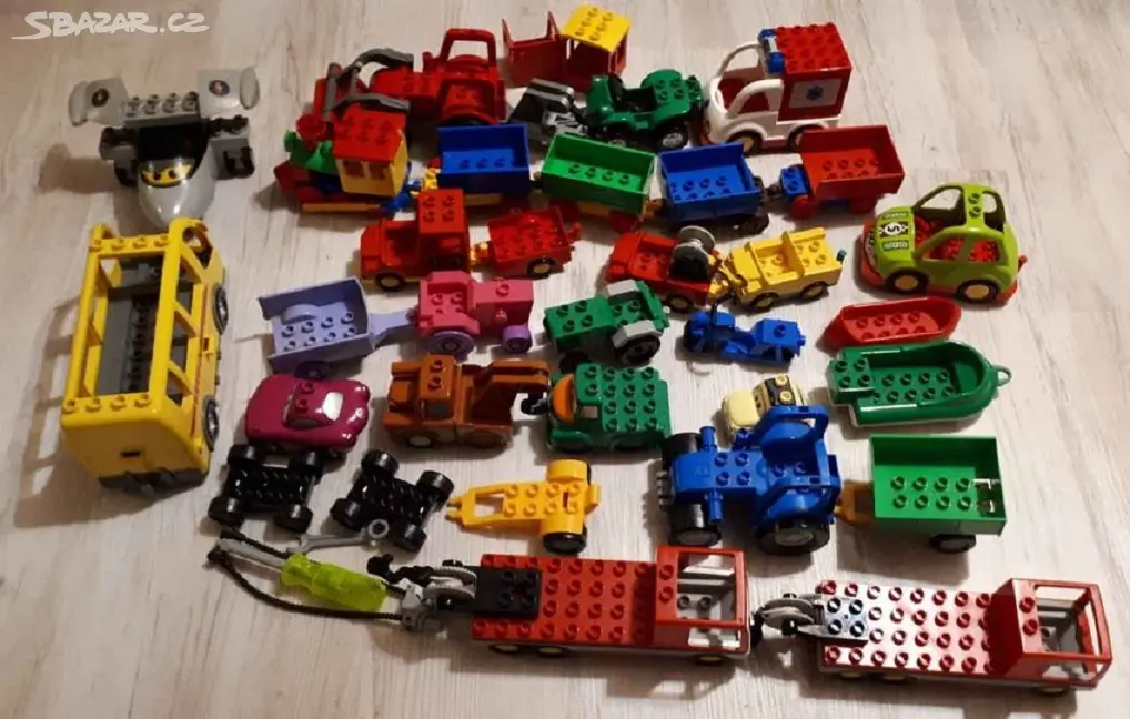 Lego Duplo Auta traktory atd - Štramberk - Bazar - Sbazar.cz