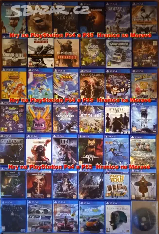 Hry pro děti na Playstation 4 a 5 - 2.část seznamu - Hranice - Bazar ...