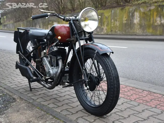 Předválečná pětistovka Soyer JAP 500 z roku 1929 - Dolní Dobrouč ...