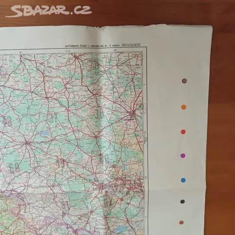 Automapa ČSSR, díl B, Morava a Slezsko, 1978 - Teplice - Bazar - Sbazar.cz