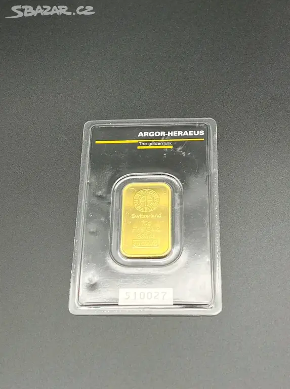 investiční slitek 10g 24kar - Liberec - Bazar - Sbazar.cz