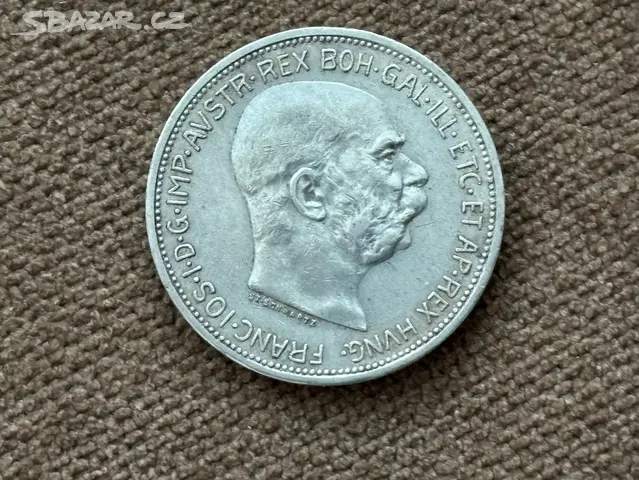 Mince stříbro 2 koruny 1913, FJI - Olomouc - Bazar - Sbazar.cz