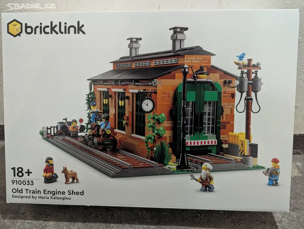 LEGO Bricklink 910033 Old Train Engine Shed - Říčany - Bazar - Sbazar.cz