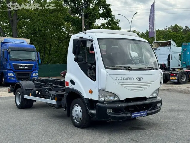 Avia D75 kontejner - Brandýs nad Labem-Stará Boleslav, Stará Boleslav ...