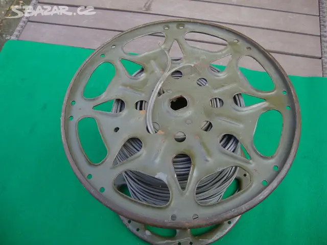 ČSLA cívka se spojařským kabelem drátem pěkný stav - Praha, Hostivař ...